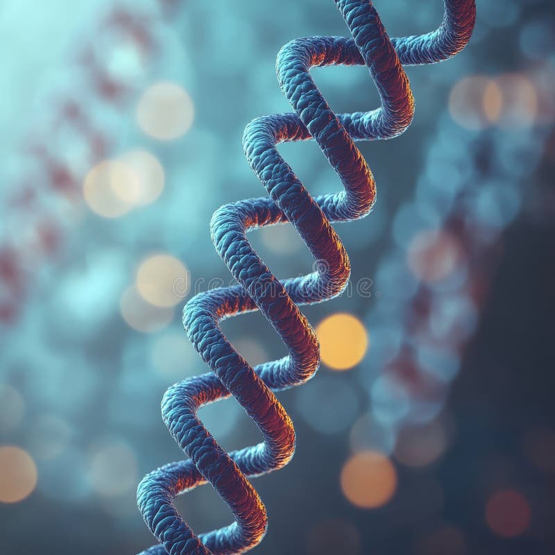 DNA Strand, Genetic Code, Molecular Biology Background, Scientific ...