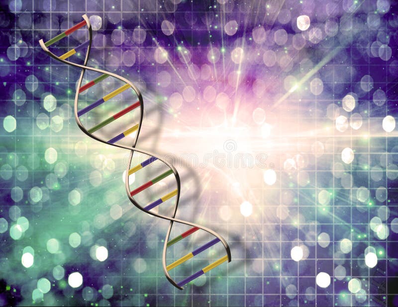 DNA stock illustration. Illustration of gene, chromosome - 34872677