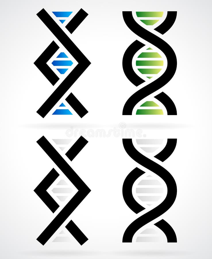 Set of Infinity Symbol Icons / DNA Molecule Icons Stock Vector ...