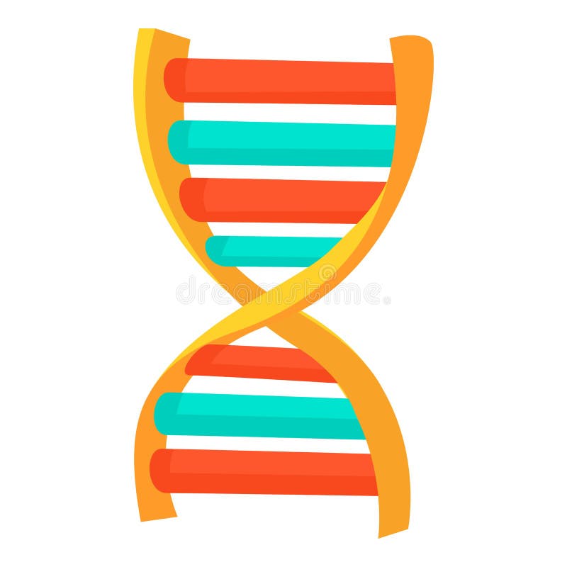 DNA Strand Icon, Outline Style Stock Vector - Illustration of medicine ...