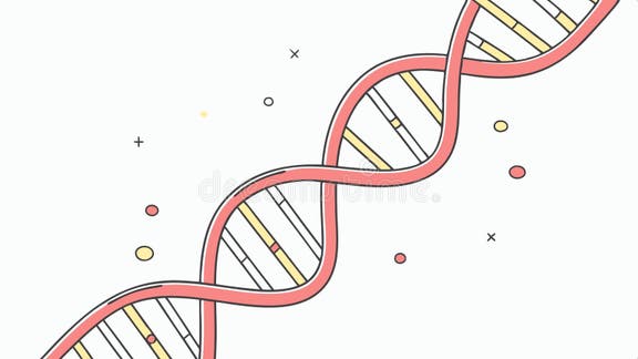 DNA Strand Illustration, Genetic Code, Science and Biology Design ...