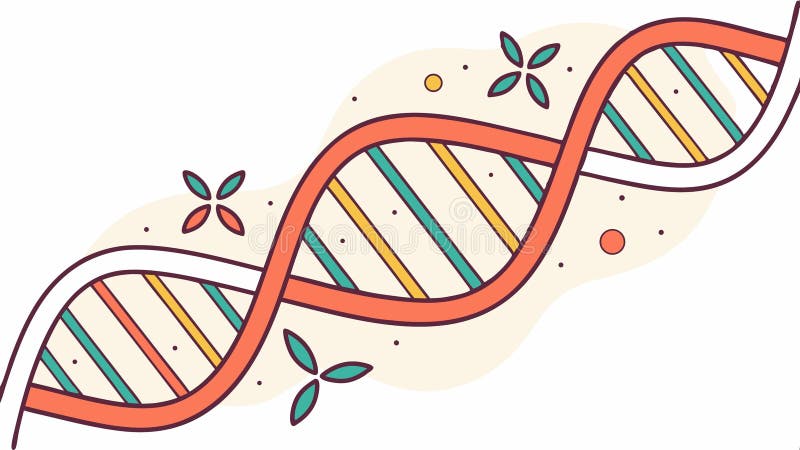 DNA Strand Vector, Genetic Code and Biological Structure Vector Design ...