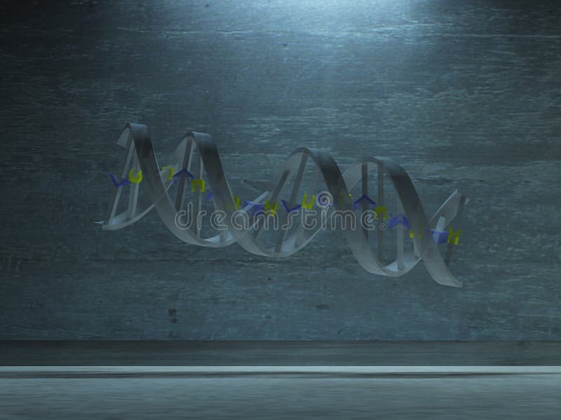 DNA Strand Artwork stock illustration. Illustration of design - 183566455