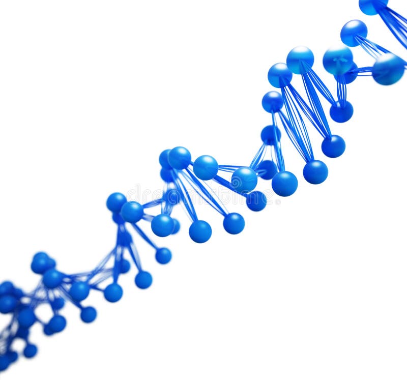 DNA strand model stock illustration. Illustration of chemistry - 26015388