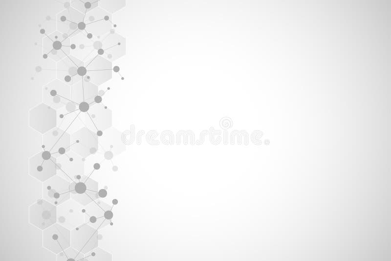 DNA Strand and Molecular Structure. Genetic Engineering or Laboratory ...