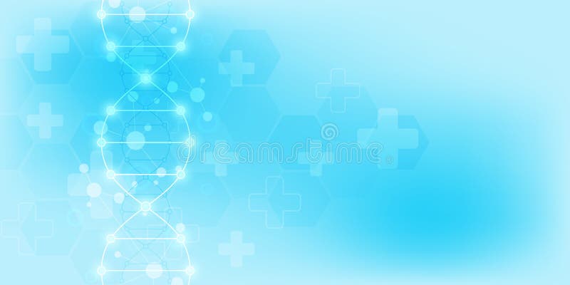 DNA Strand and Molecular Structure. Genetic Engineering or Laboratory ...