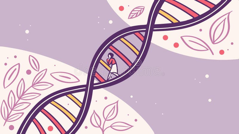 DNA Strand Science Biology Genetics and Molecular Structure Life Code ...