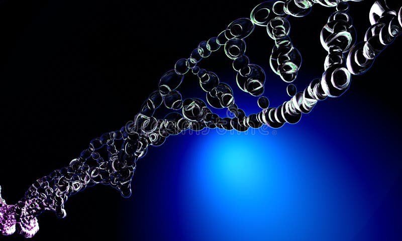 DNA strands stock illustration. Illustration of biology - 10509206