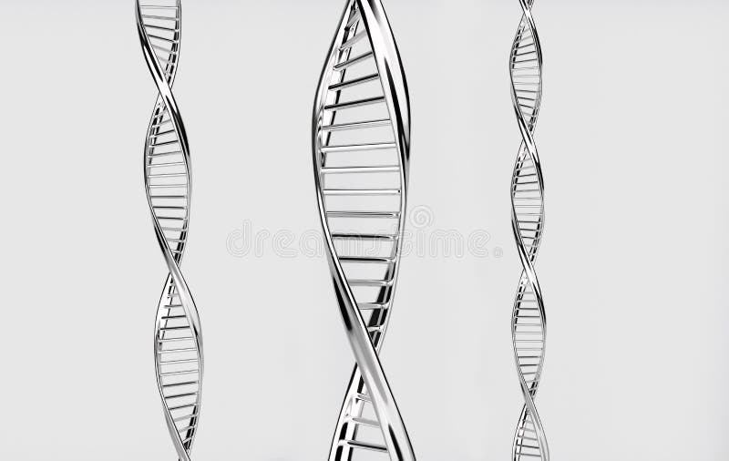 DNA strands stock illustration. Illustration of white - 13699363