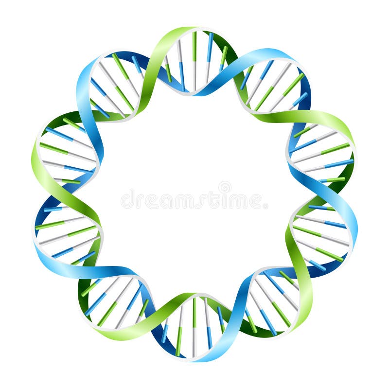 DNA strand question mark stock illustration. Illustration of cytosine ...