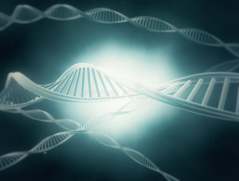 DNA strands stock illustration. Illustration of strand - 12142645