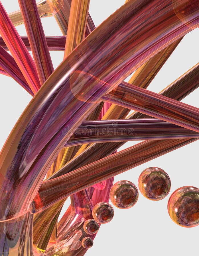 DNA string close-up stock illustration. Illustration of glass - 71944