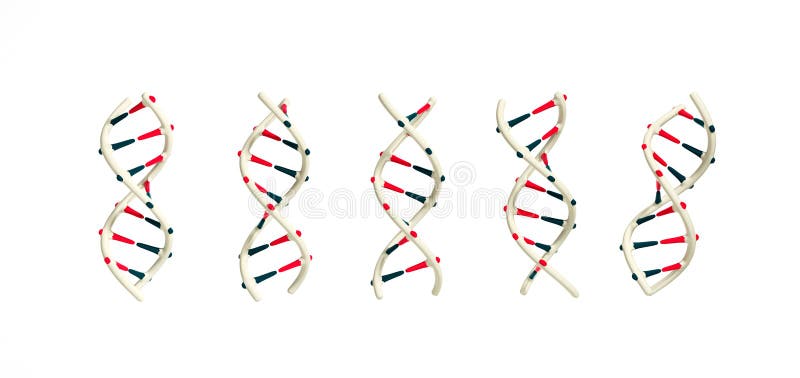DNA String Icon. DNA Double Helix Structures 3d Render Illustration ...