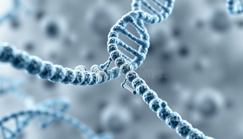 DNA Structure: an in-Depth Look at Genetic Information Stock ...