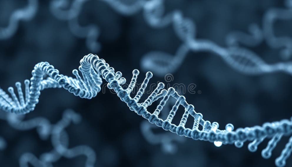 DNA Structure: an in-Depth Look at Genetic Information Stock ...