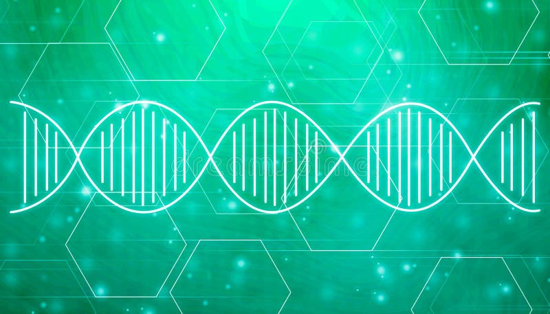 DNA Structure, Genetics and Medical Science Concept, Dna Molecule on ...