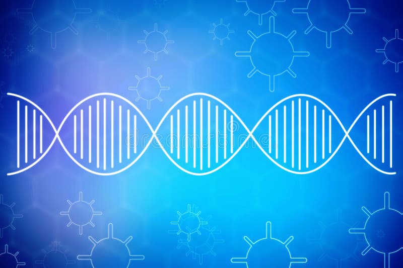 DNA Structure, Genetics and Medical Science Concept,Dna Molecule on ...