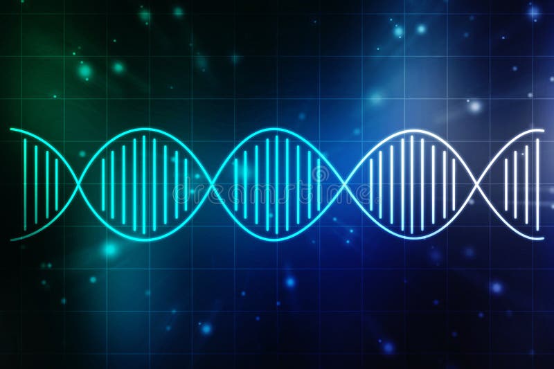 DNA Structure, Genetics and Medical Science Concept ,Dna Molecule on ...