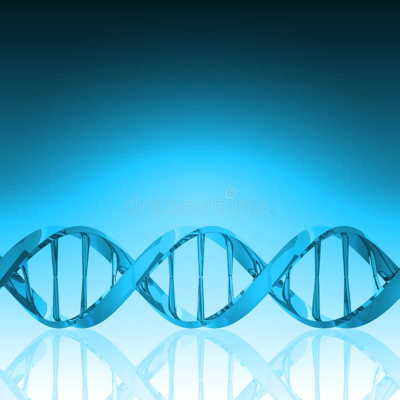 DNA structure model stock illustration. Illustration of medicinal ...