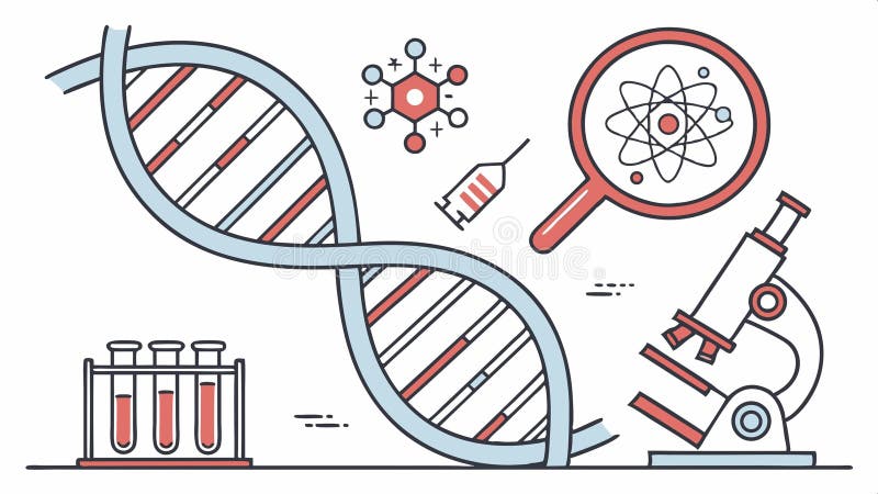 DNA Structure and Science Research Tools, Genetic Study and Biology ...