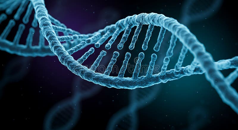 Dna Structure Visualization Double Helix Model Detailed Scientific ...