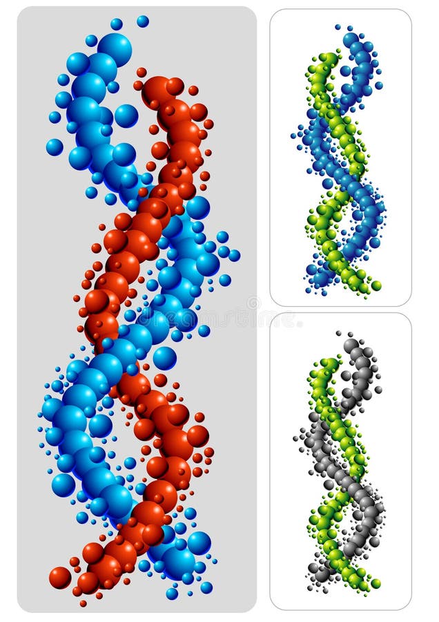 DNA symbol stock illustration. Illustration of blue, genetic - 10138887