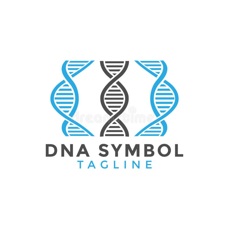 DNA Symbol Graphic Design Element Vector Illustration Stock Vector ...
