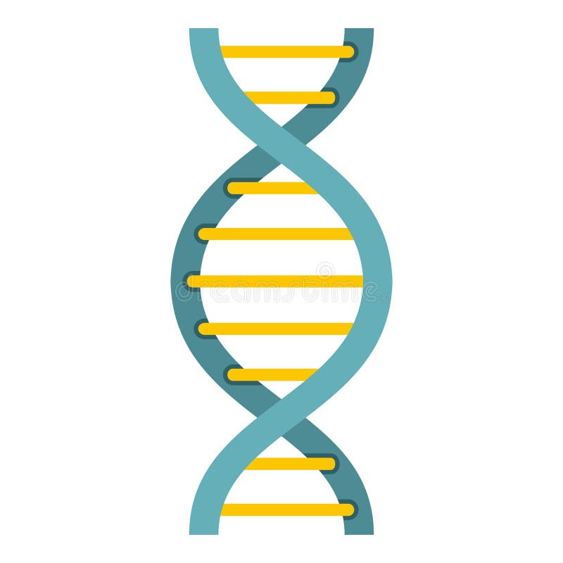 DNA symbol icon isolated stock vector. Illustration of molecular - 90975959