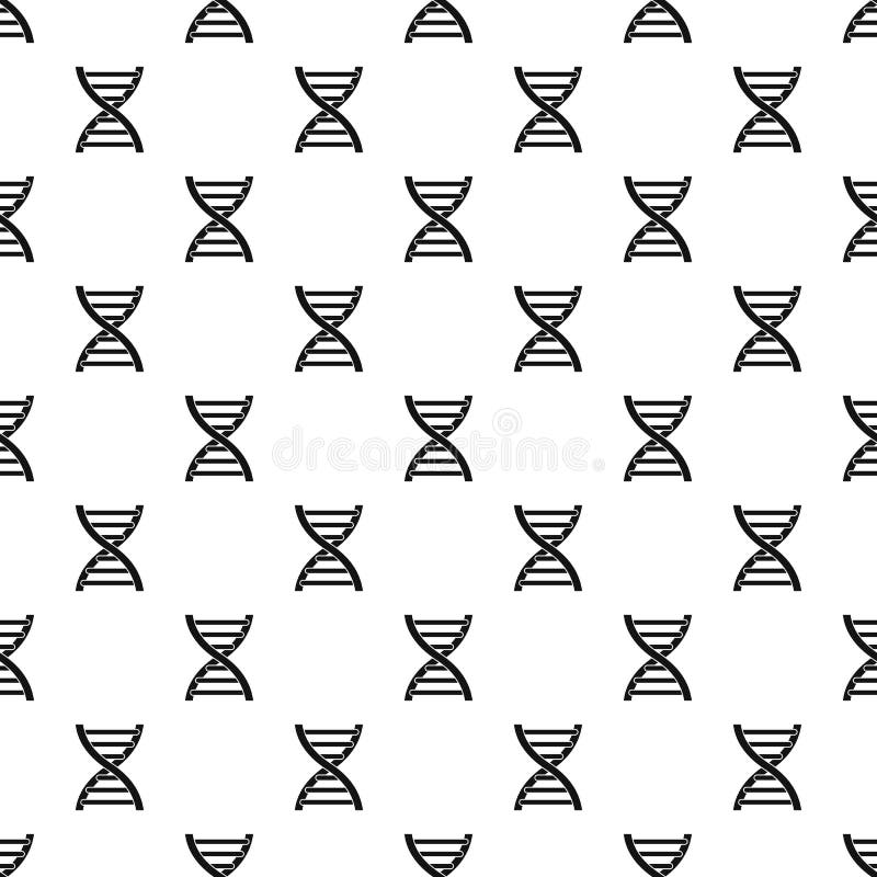 DNA Symbol Pattern, Simple Style Stock Vector - Illustration of life ...