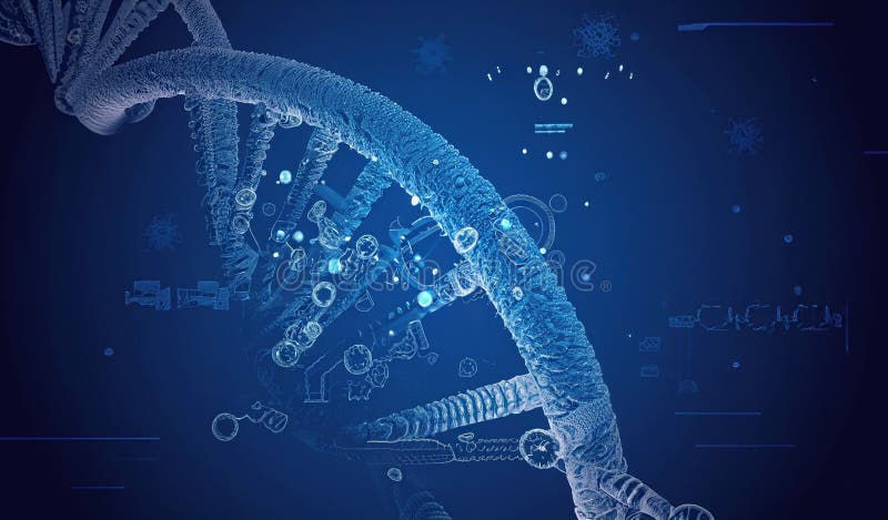 DNA technology stock illustration. Illustration of organ - 293562212