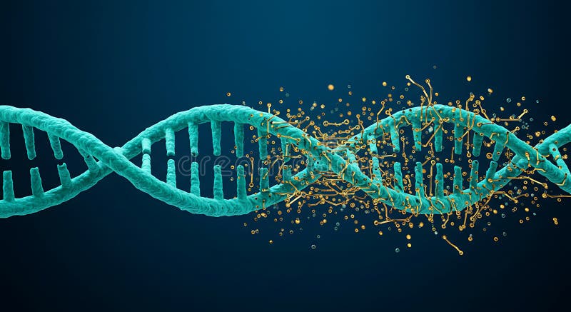 DNA and Technology Fusion: a Visual Representation of Genetic ...