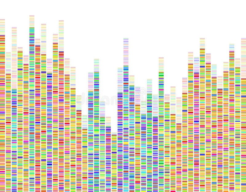 Dna Test Infographic. Dna Test, Barcoding Stock Vector - Illustration ...