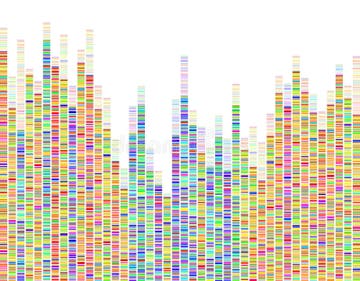 Dna Test Infographic. Dna Test, Barcoding Stock Vector - Illustration ...