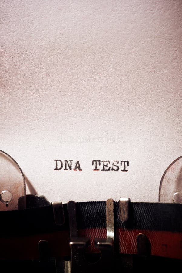 Dna test report stock photo. Image of genetic, quote - 210881944