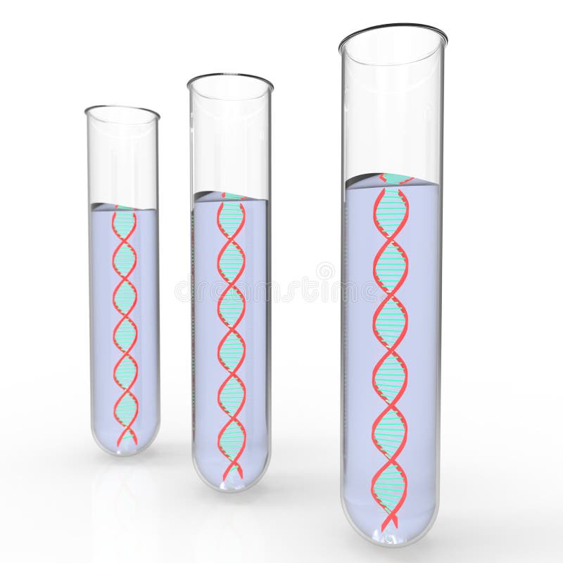 DNA Test Tube stock illustration. Illustration of helix - 38743796