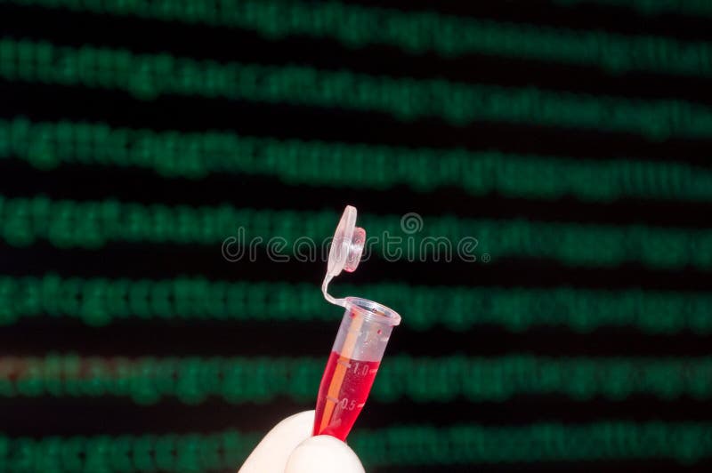 DNA testing of the blood. stock image. Image of protective - 62315679