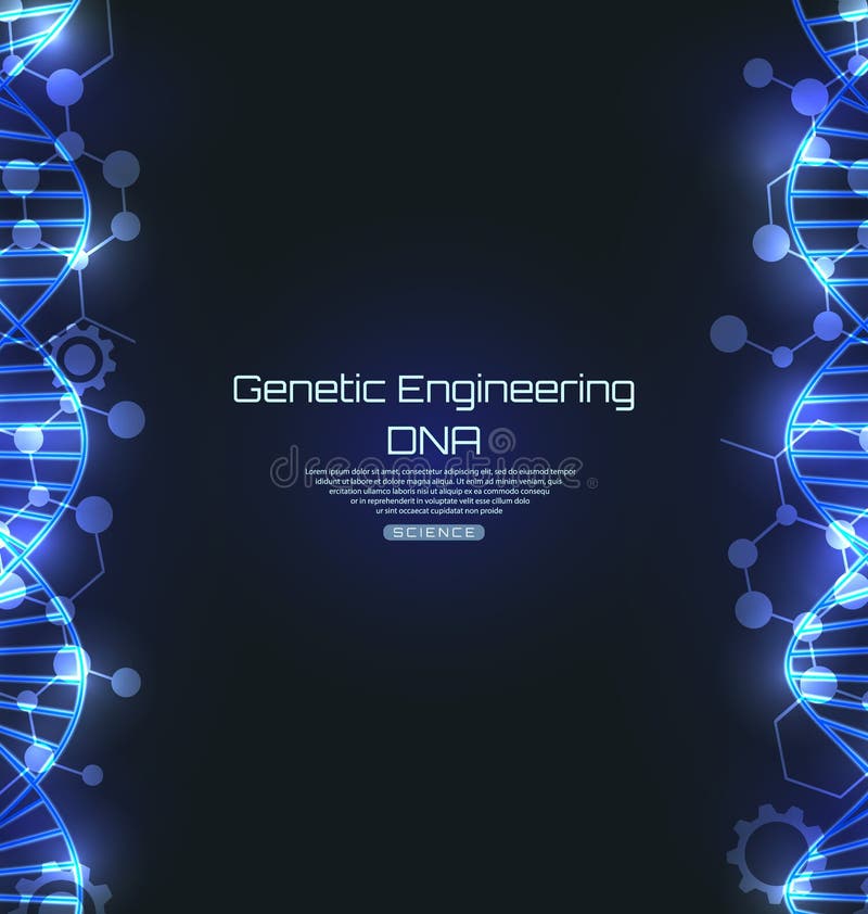 DNA Texture, Science Template, Genetic Engineering Background Stock ...