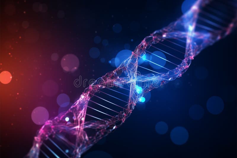 DNA Themed Science Template Suitable for Wallpaper, Banners, and ...