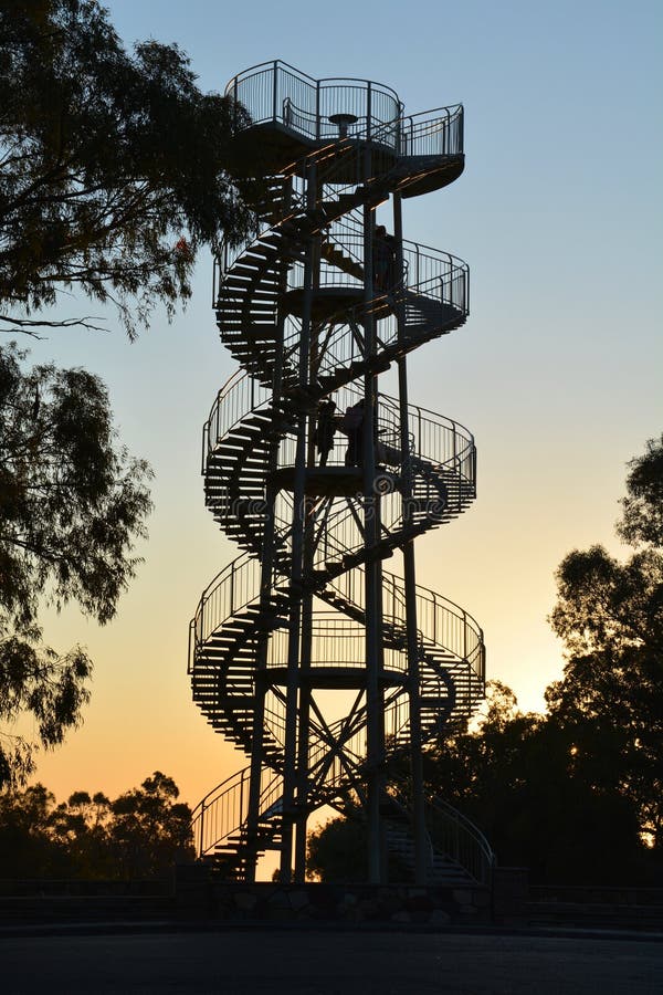 DNA tower in Perth stock image. Image of twist, western - 97749175