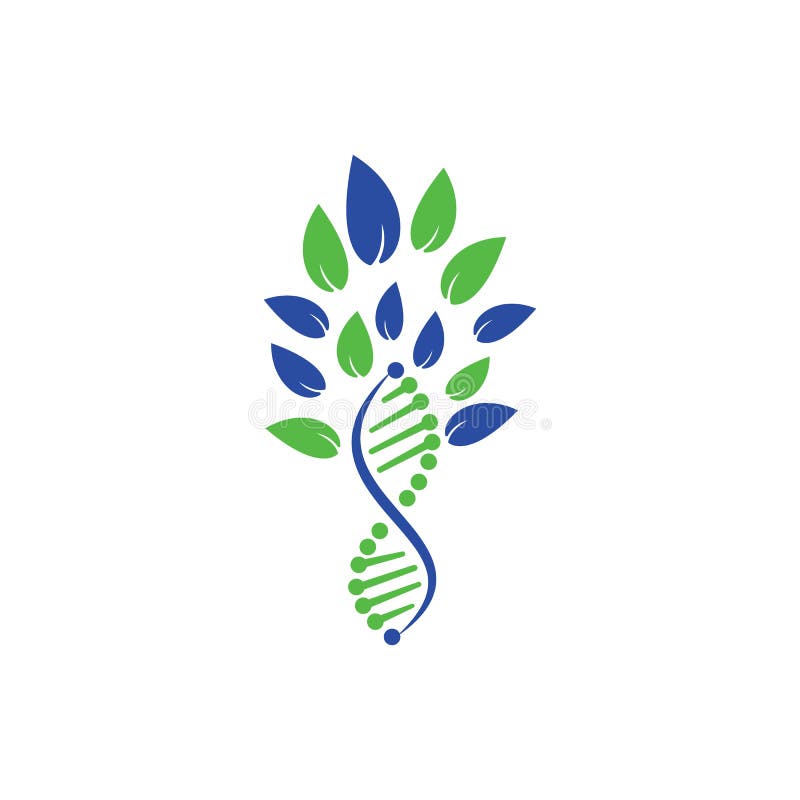 DNA Tree Vector Logo Design. DNA Genetic Icon. Stock Vector ...
