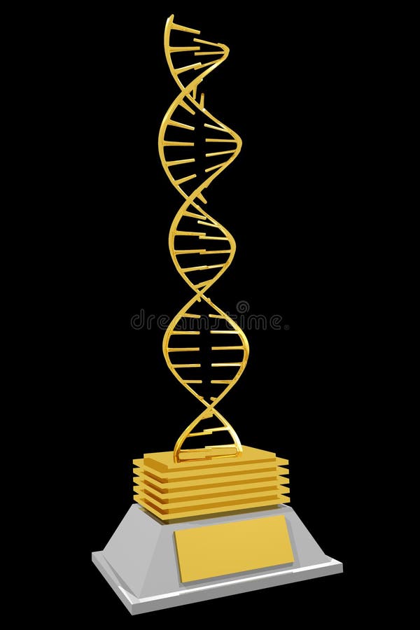 Stylized DNA double Helix stock illustration. Illustration of biology ...