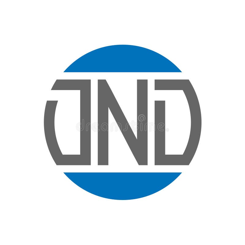 DND Letter Logo Design on White Background. DND Creative Initials ...