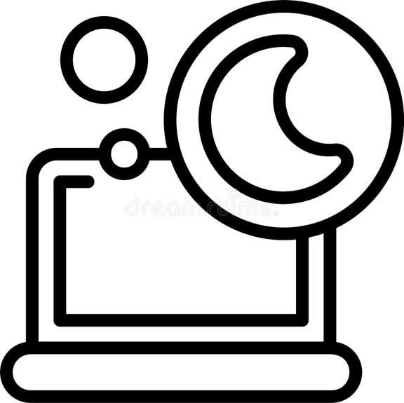 DND Vector Icon stock illustration. Illustration of time - 388699377