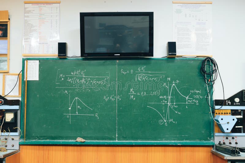 Dnepr, Ukraine - March 30, 2017: Monitor and Blackboard with Forums and ...