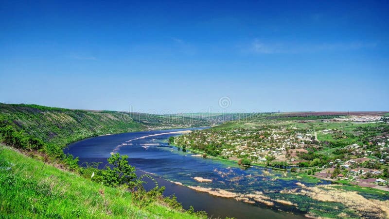 Dnestr River, Tsypova Region, Moldova Stock Image - Image of moldova ...