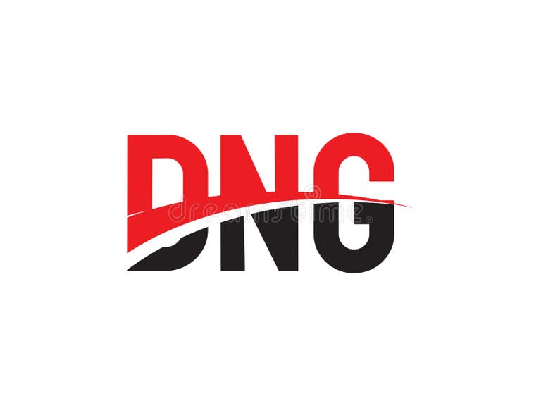 DNG Letter Initial Logo Design Vector Illustration Stock Vector ...