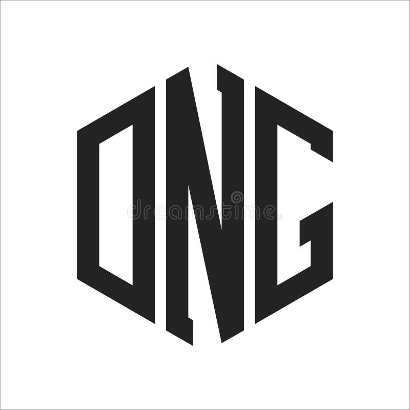 DNG Logo Design. Initial Letter DNG Monogram Logo Using Hexagon Shape ...