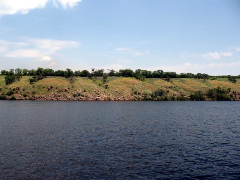 Dnepr River. Ukraine stock photo. Image of reservoir - 104136382