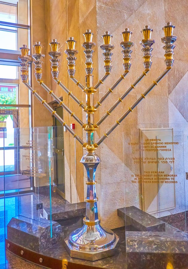 The Largest Silver Menorah in the Works, Located in Menorah Center, on ...