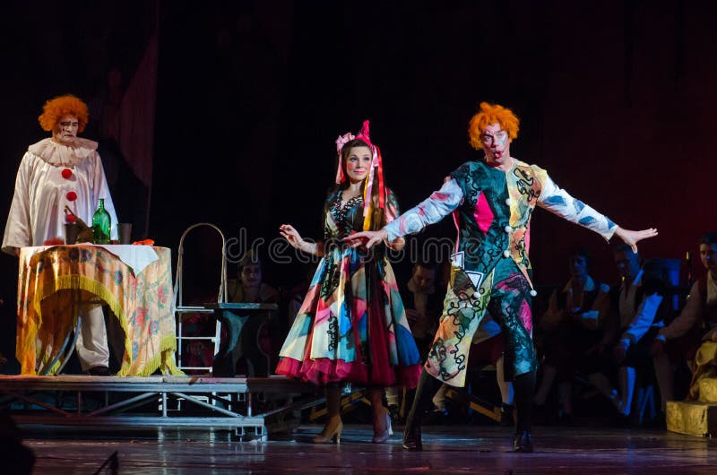 Classical Opera Pagliacci editorial stock image. Image of human - 102884289